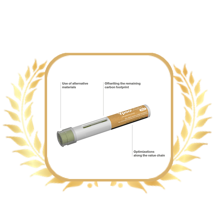 Ypsomate Zero autoinjector Packaging & Drug Delivery Zone